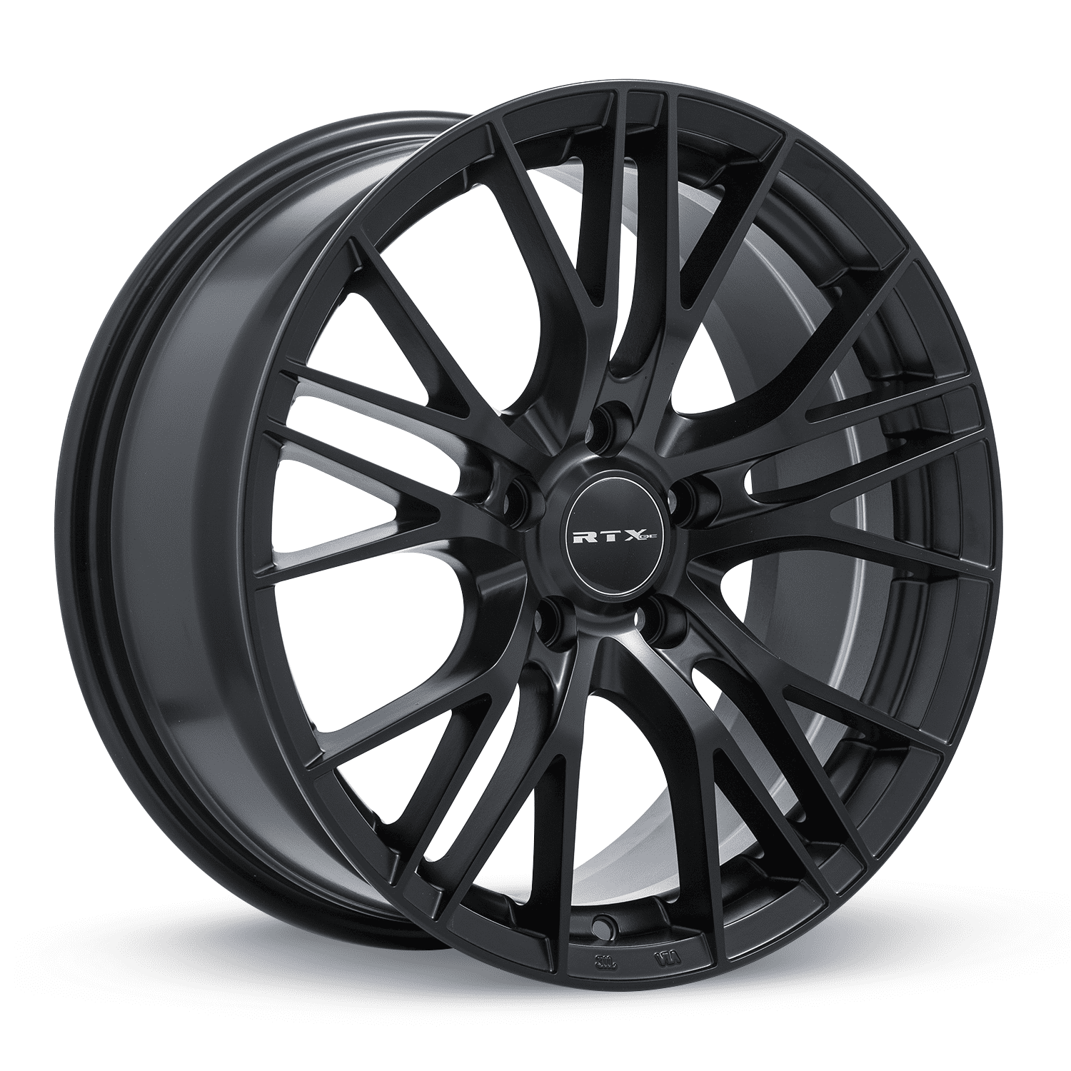RTX Vertex 18x8 5x108 ET38 C63.4 Satin Black Wheel - Walmart.com