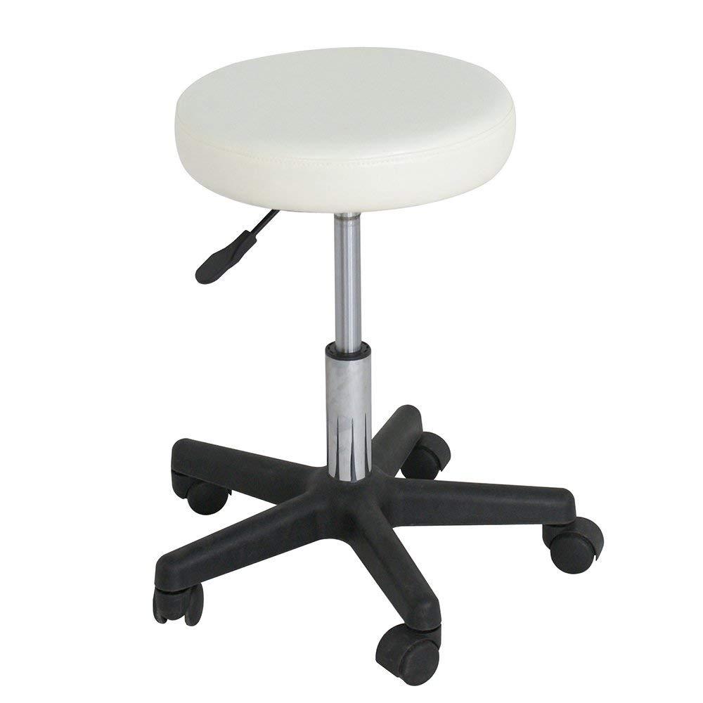 RTYJGD Commercial Swivel Stool, Hydraulic Height Adjustable (18"-23 ...