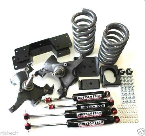RTZ - Fits Chevrolet Silverado Sierra 1500 Pickup 88-98 Lowering Kit 4 ...