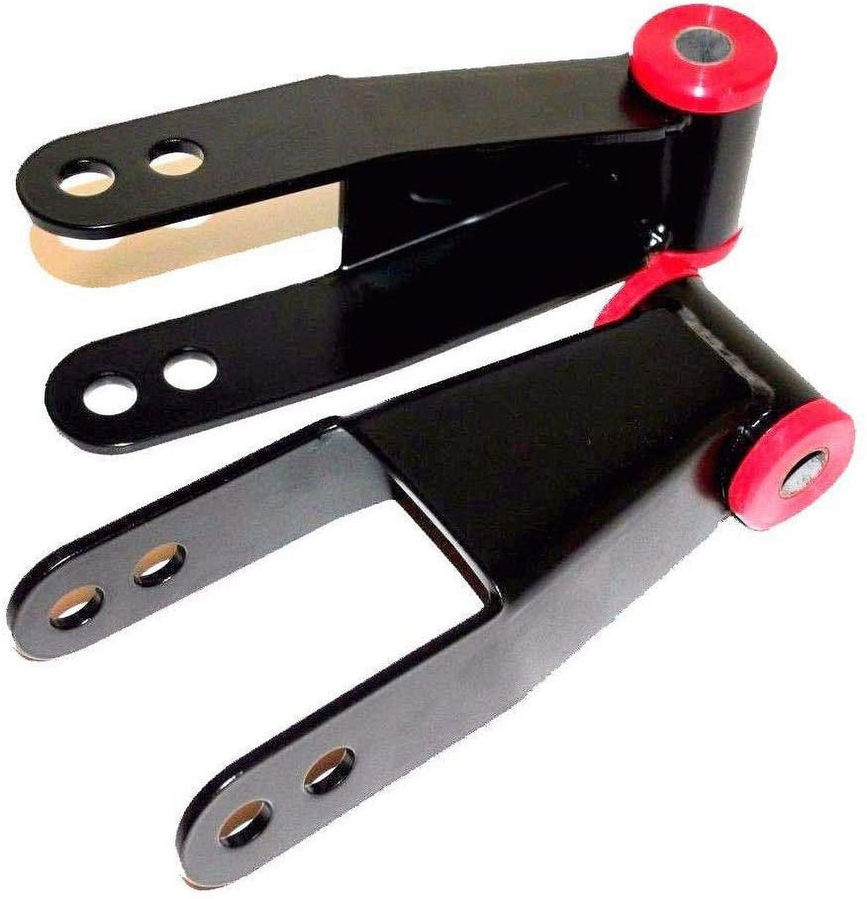 RTZ - Jeep Cherokee XJ Adjustable 1-2" Rear Lift Shackles 2wd Black ...