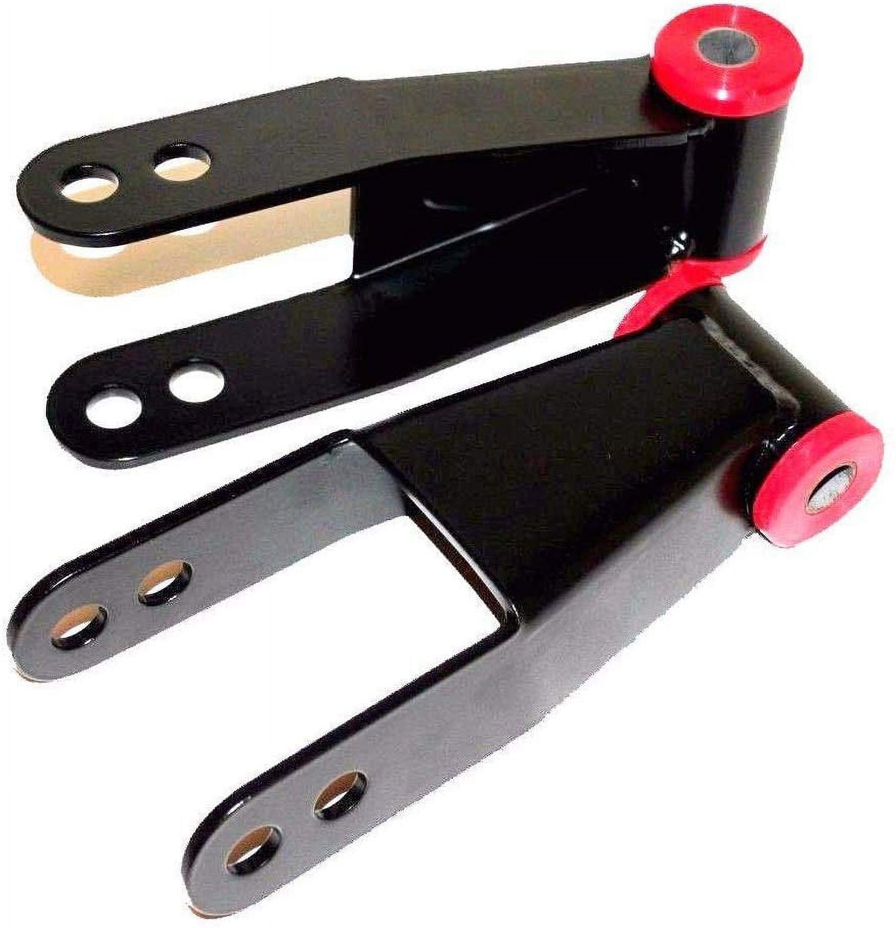 RTZ - Jeep Comanche MJ Adjustable 1-2" Rear Lift Shackles 2wd Black ...