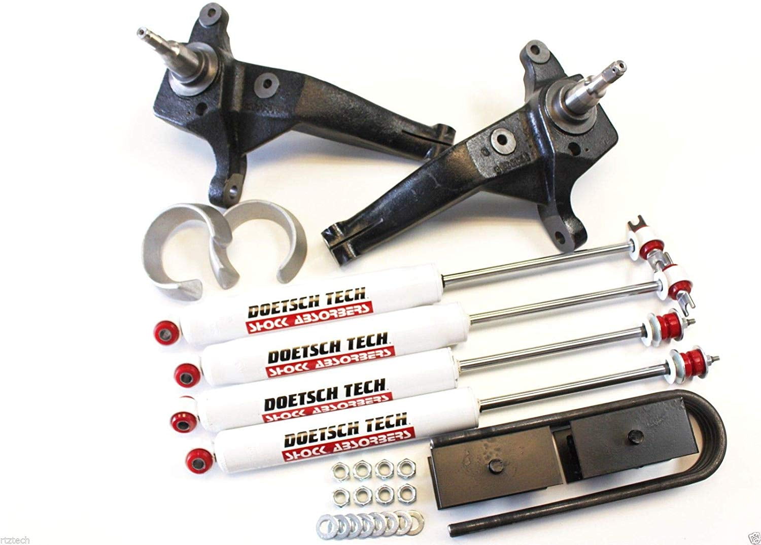 RTZ Lift Kit for 98-00 Ford Ranger 2WD 6-Cyl: 6" Front Spindles, Coil ...