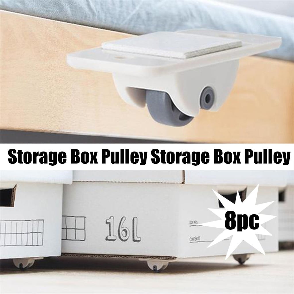 RTjhglhi Box Pulley Box Pulley Adhesive Storage Box Can Pulley Storage ...