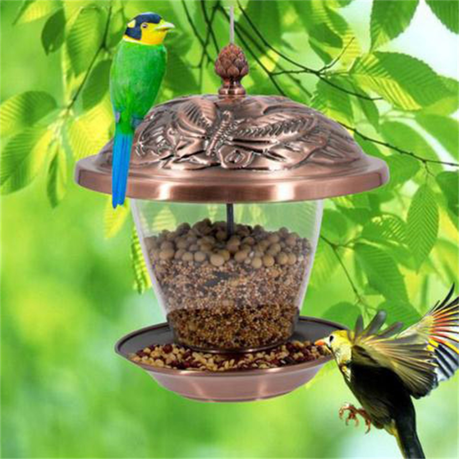 RTjhglhi garden tools HouseNatural Parrot House Bird Hummingbird House ...