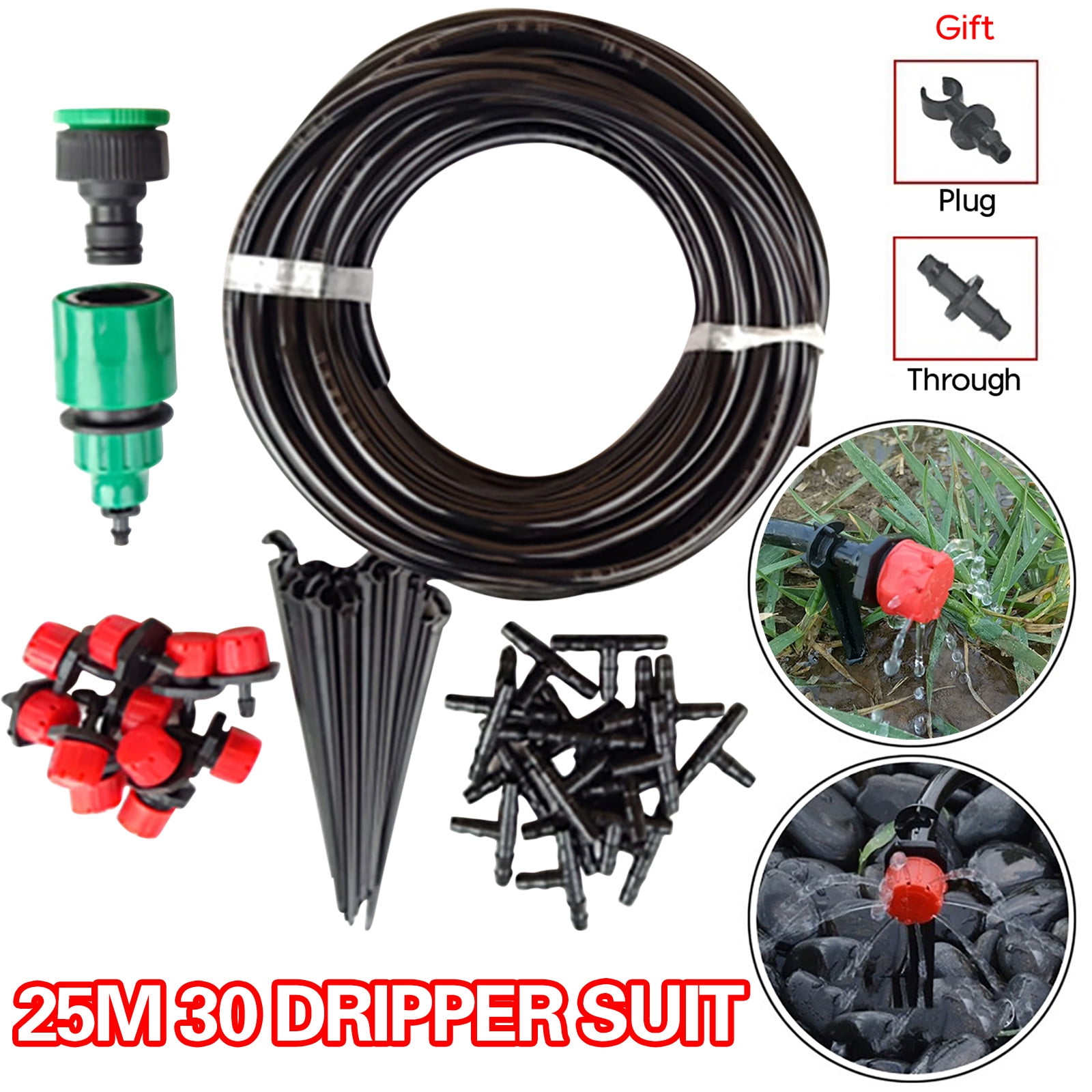 RTjhglhi garden tools Plant Self Watering Spikes Adjustable Stakes ...