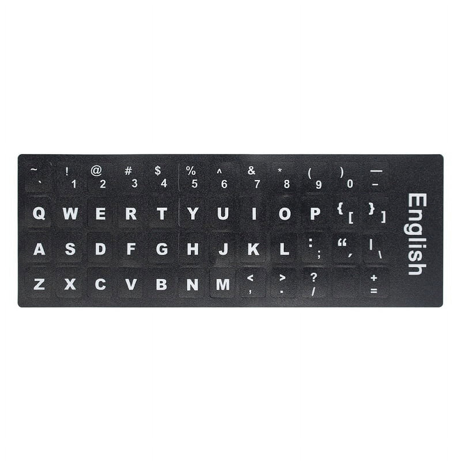 RU Keyboard Stickers Cover Letter Russian English Spanish Non ...