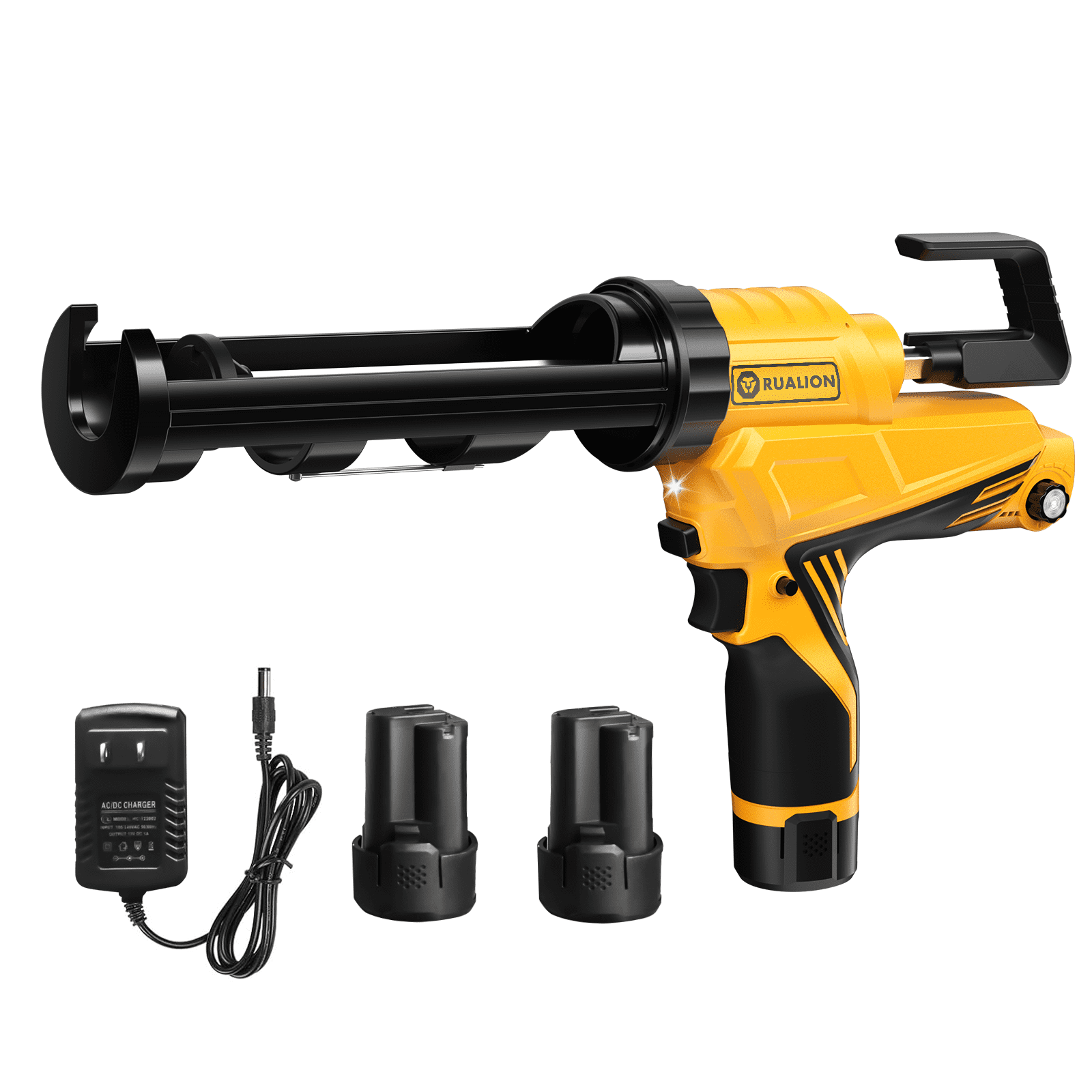 RUALION Caulk Gun Caulking Gun Electric Caulk Gun Max 4000N Force 10oz ...