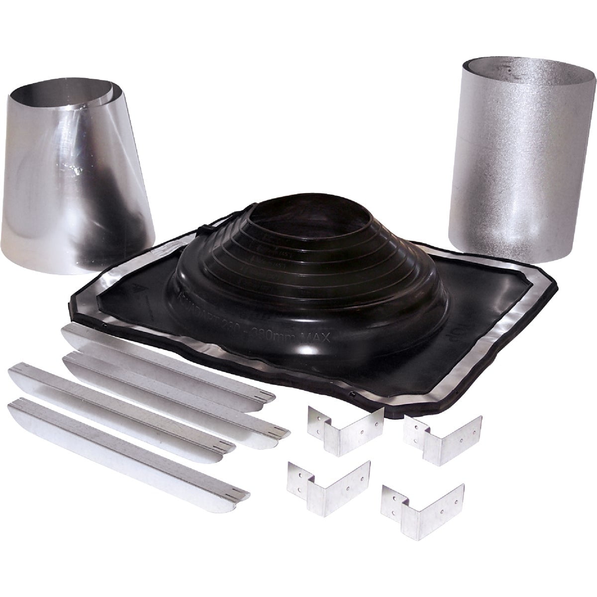 Selkirk Universal Chimney Rubber Boot Kit for Corrugated Roofs, 23-4/5 ...