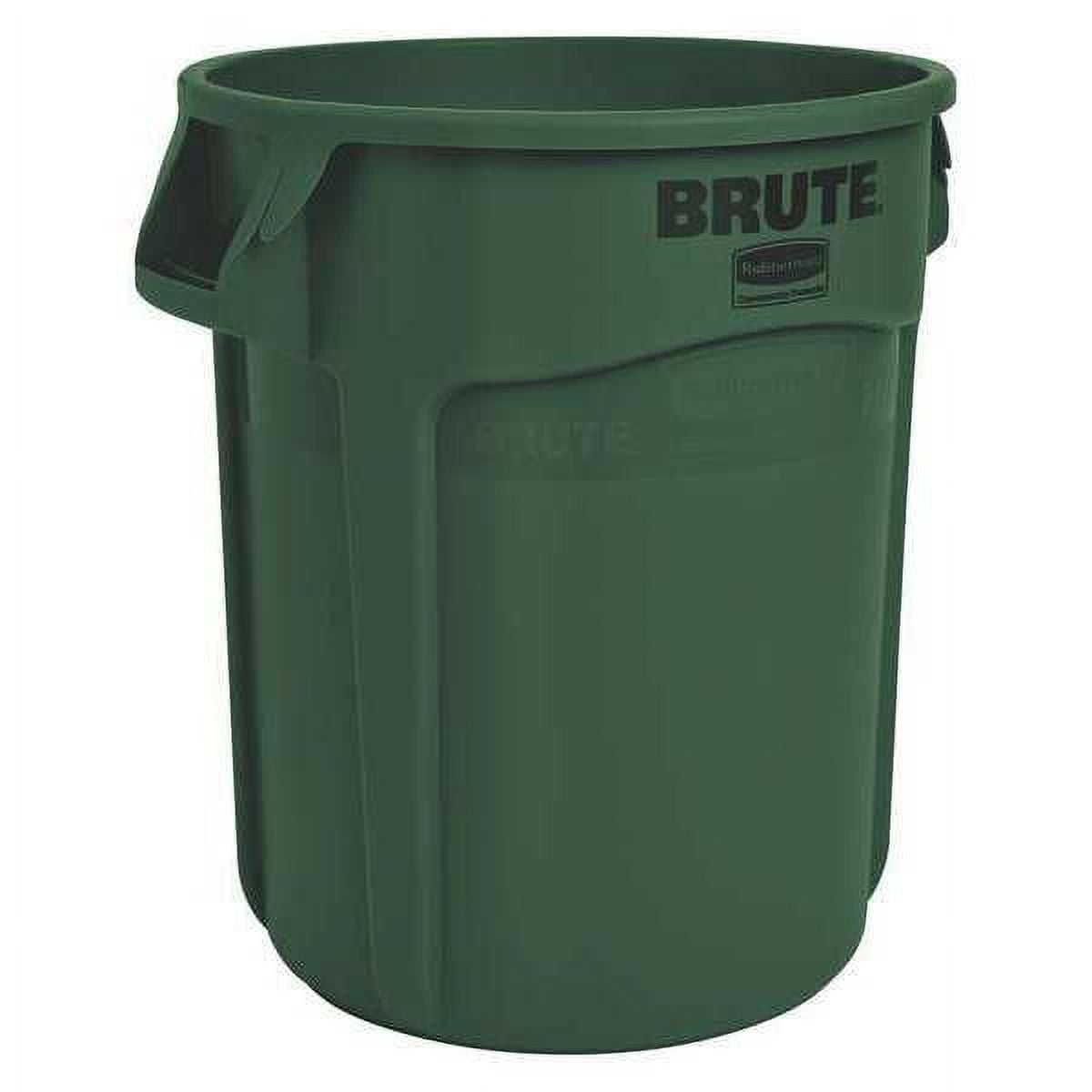 RUBBERMAID 10 gal. Plastic Round Trash Can, Green - Walmart.com