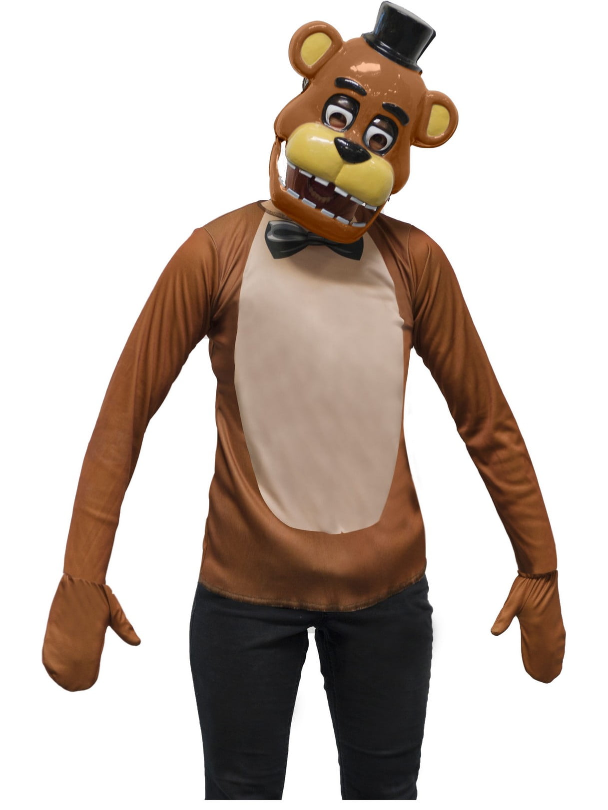 RUBIES II Freddy Fancy-Dress Costume with Moveable Jaw Mask for ...