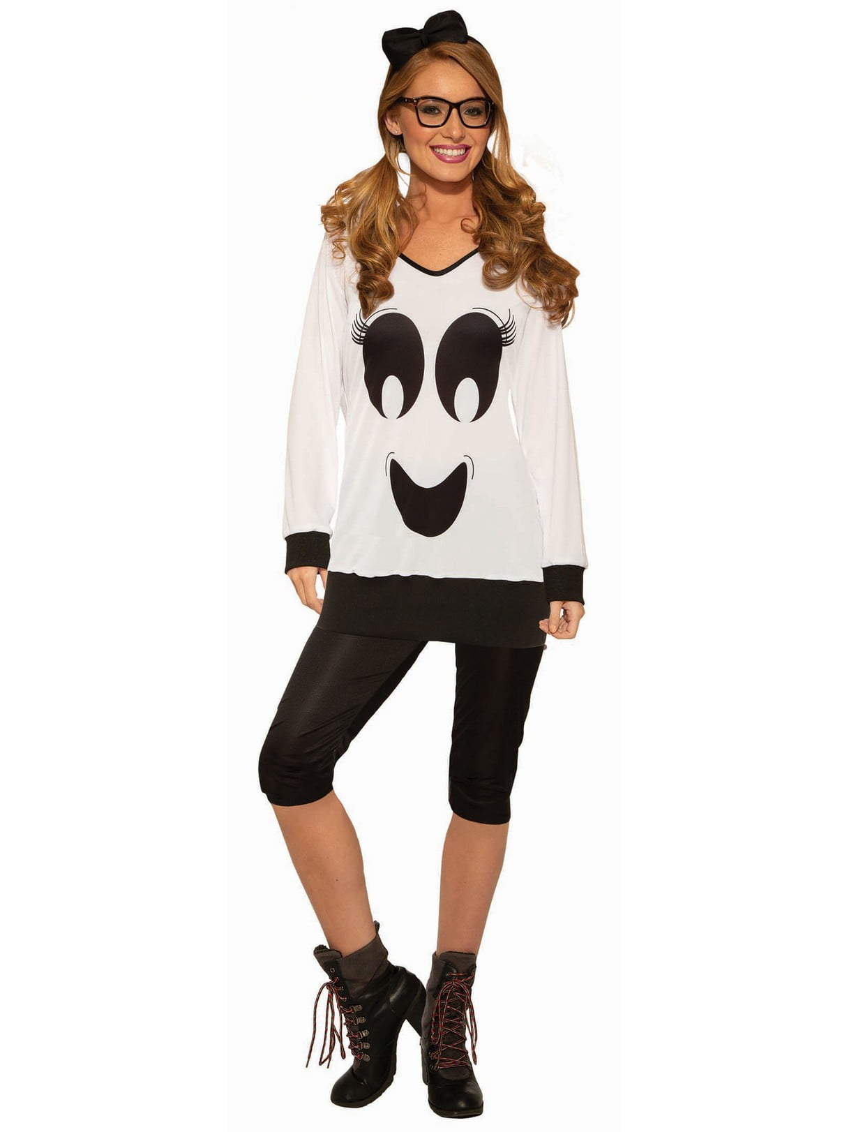 RUBIES II Ghostie Fancy-Dress Costume for Girls with Shirt Leggings for ...