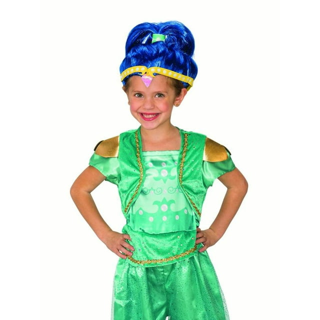 RUBIES II Multicolor Shimmer And Shine Costume Wig with Includes Headband for Girls - Walmart.com