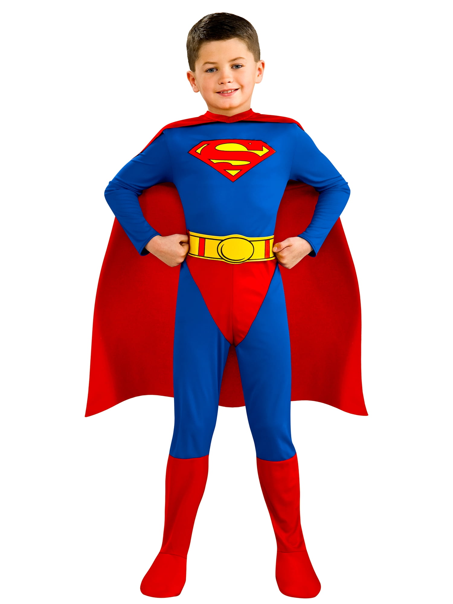DC Comics Classic Superman Costume for Kids by Rubies, Boys Large ...