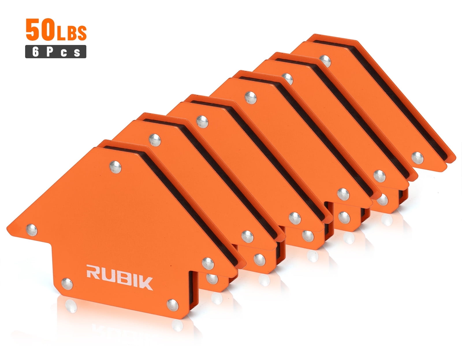RUBIK 6-PCS Arrow Welding Magnet Set (Holds up to 25lb/50LB/75LB/Each ...