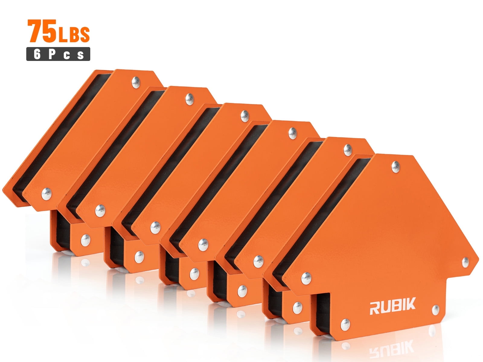 RUBIK 6-PCS Arrow Welding Magnet Set (Holds up to 25lb/50LB/75LB/Each ...