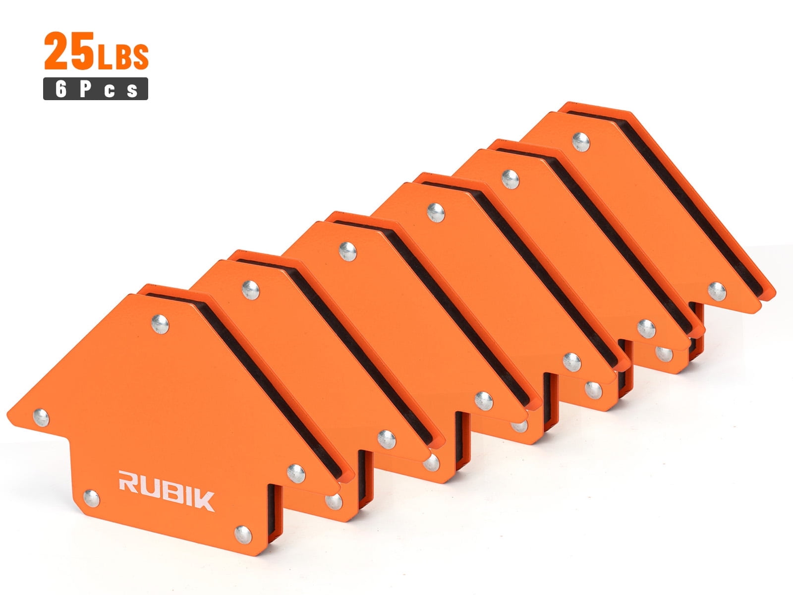 RUBIK 6-PCS Arrow Welding Magnet Set (Holds up to 25lb/50LB/75LB/Each ...
