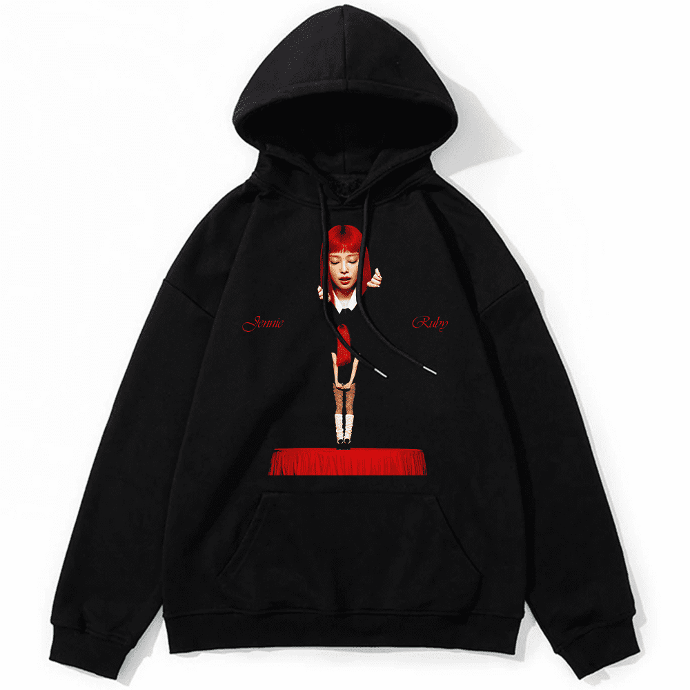 RUBY Hoodie JENNIE RUBY Hoodies Unisex JENNIE RUBY Merch Music Graphic ...