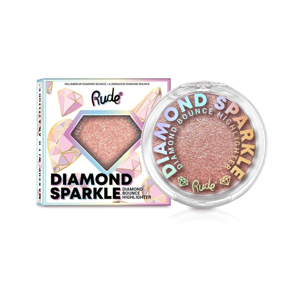 Rude Diamond Sparkle Diamond Bounce Highlighter - Rose Gold - Walmart.com