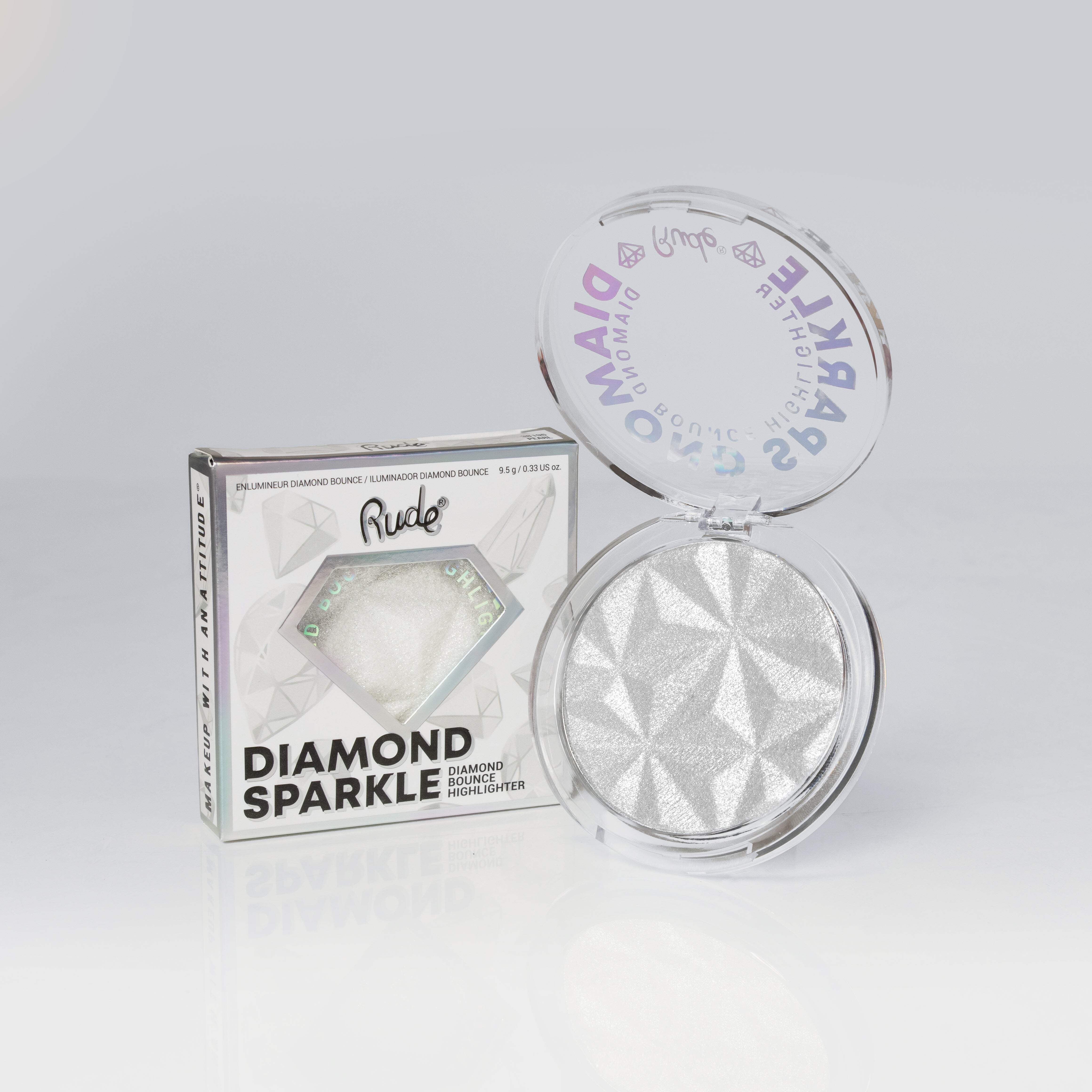 RUDE COSMETICS Diamond Sparkle Diamond Bounce Highlighter - Walmart.com