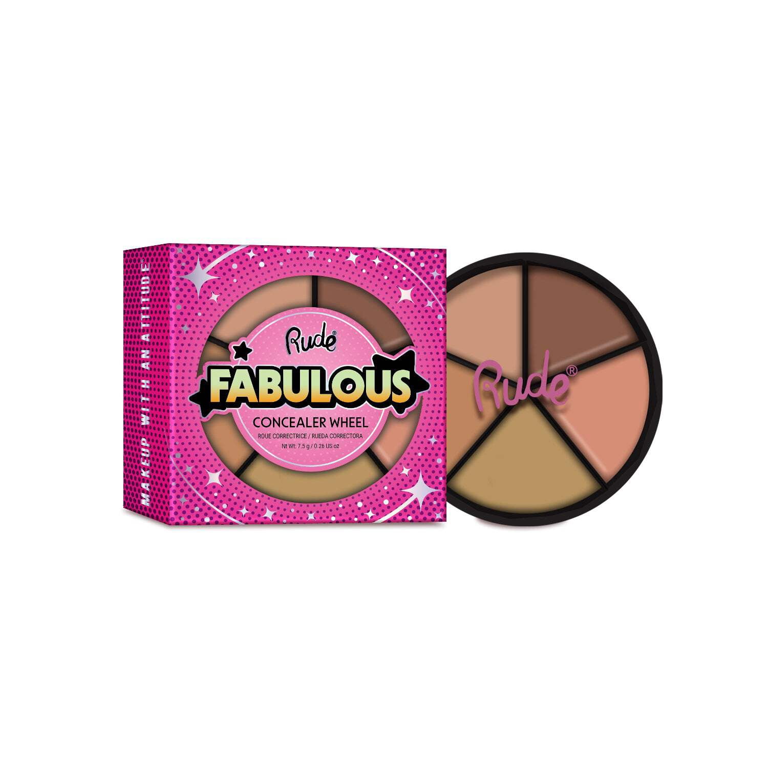 RUDE COSMETICS Fabulous Concealer Wheel - Walmart.com