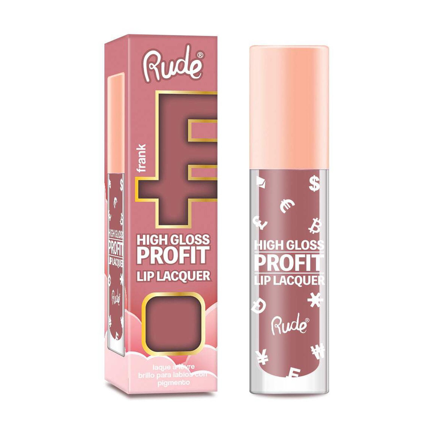 RUDE COSMETICS High Gloss Profit Lip Lacquer - Walmart.com