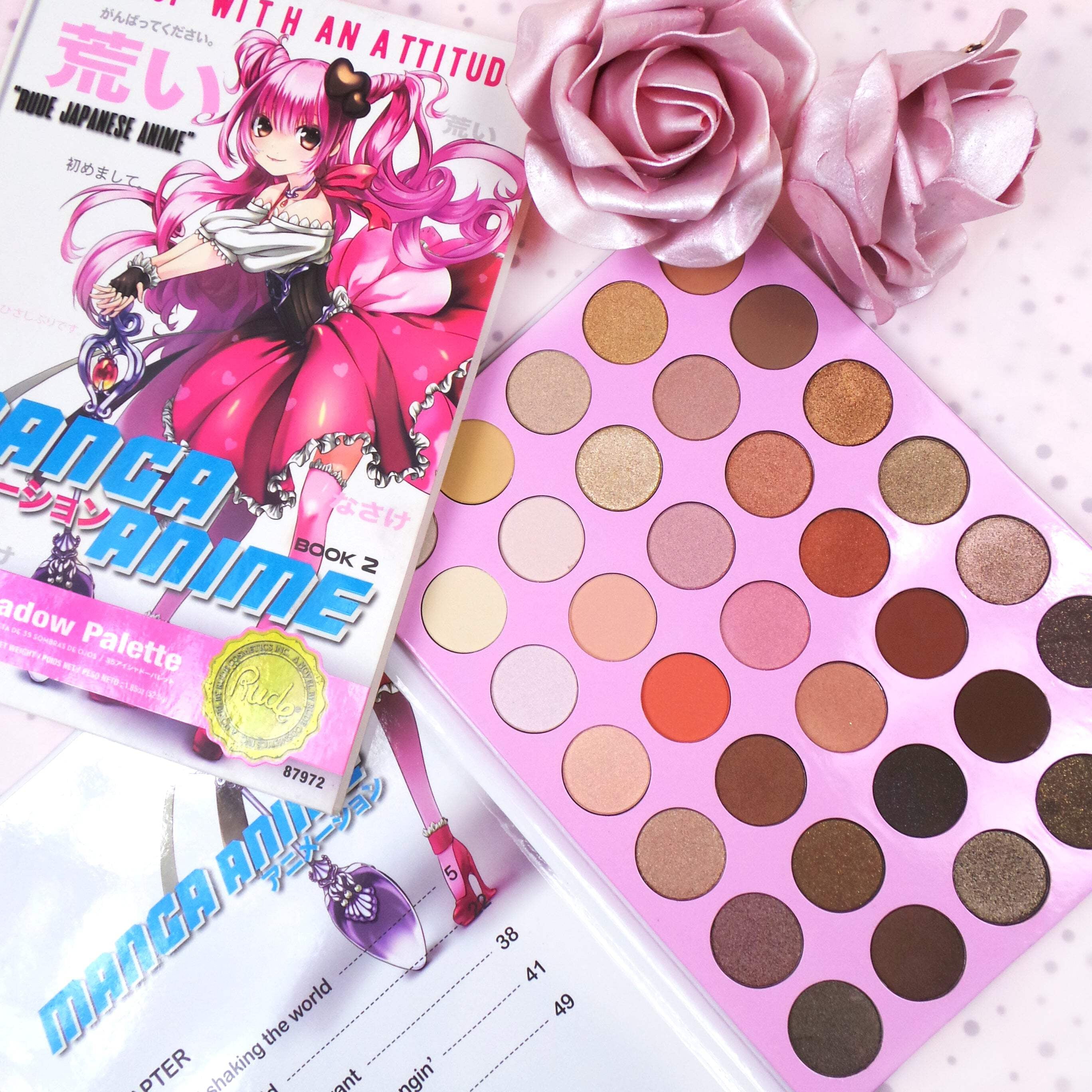 RUDE COSMETICS Manga Anime Makeup 35 Eyeshadow Palette Book 2 - Walmart.com