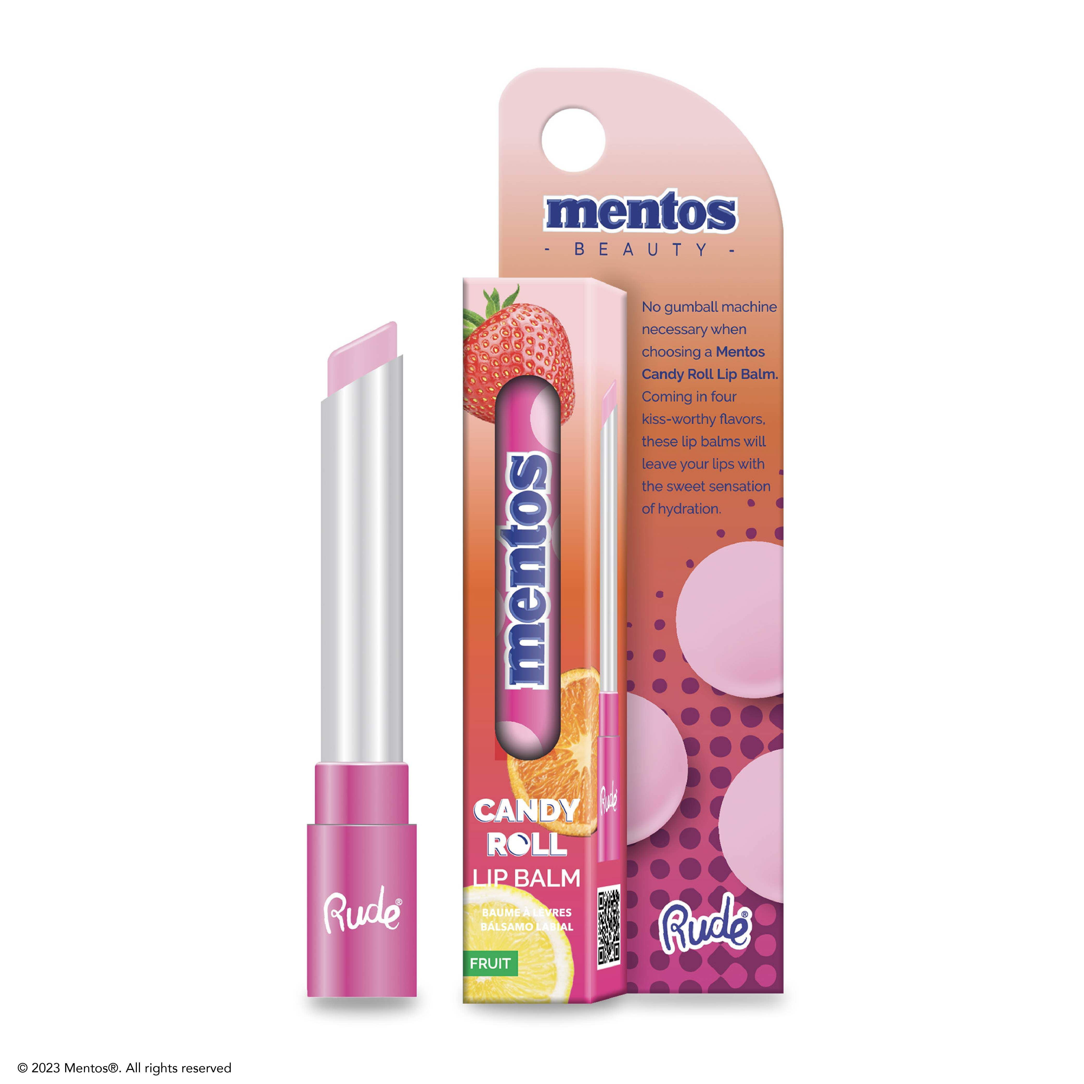 RUDE COSMETICS Mentos Candy Roll Lip Balm - Walmart.com