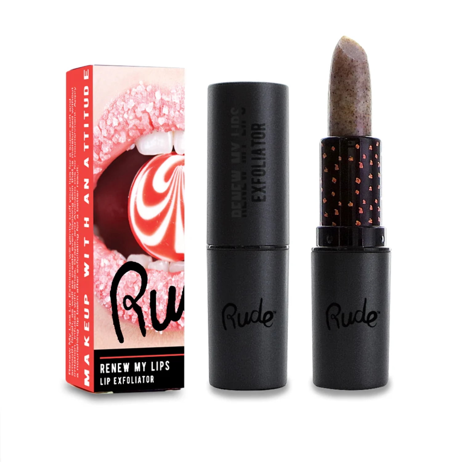 RUDE COSMETICS Renew My Lips Lip Exfoliator - Walmart.com