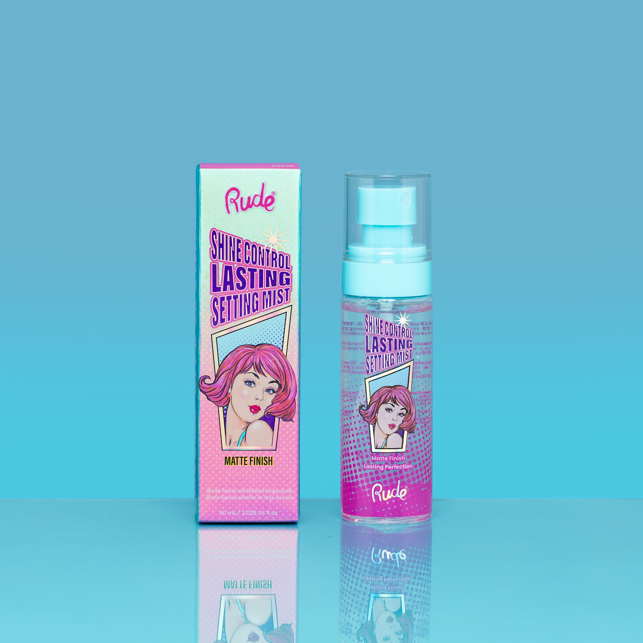 RUDE COSMETICS Shine Control Lasting Makeup Mist - Walmart.com