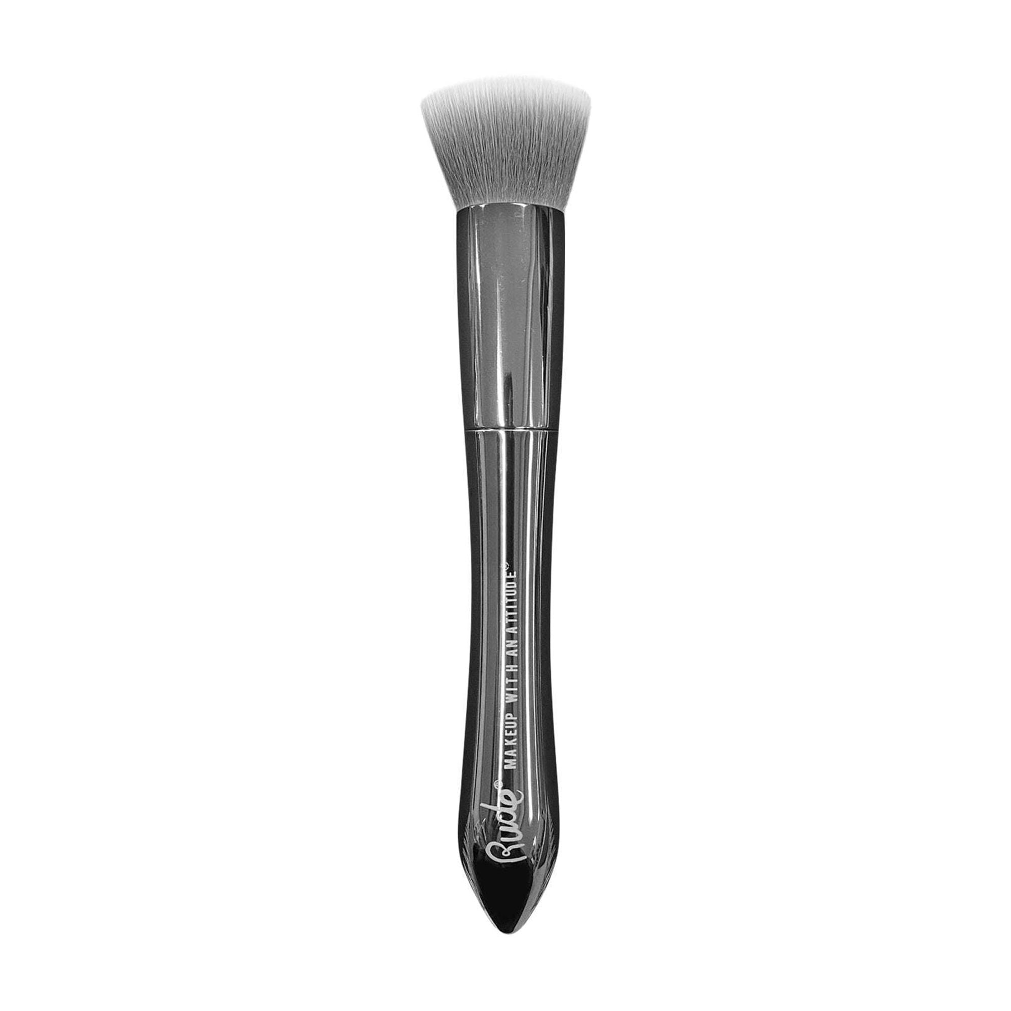 RUDE COSMETICS Silver Bullet Flat Foundation Brush - Walmart.com