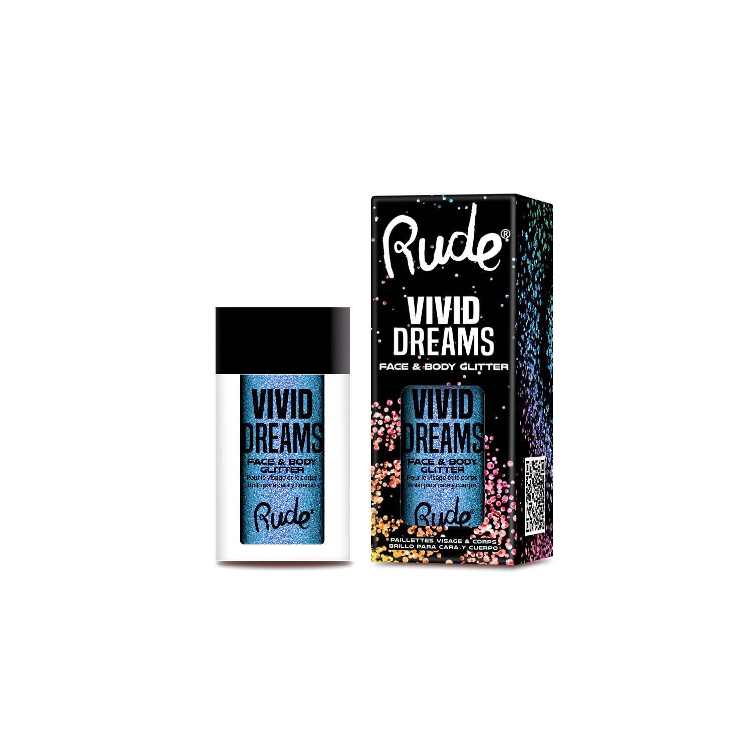 RUDE COSMETICS Vivid Dreams Face Body Glitter - Walmart.com