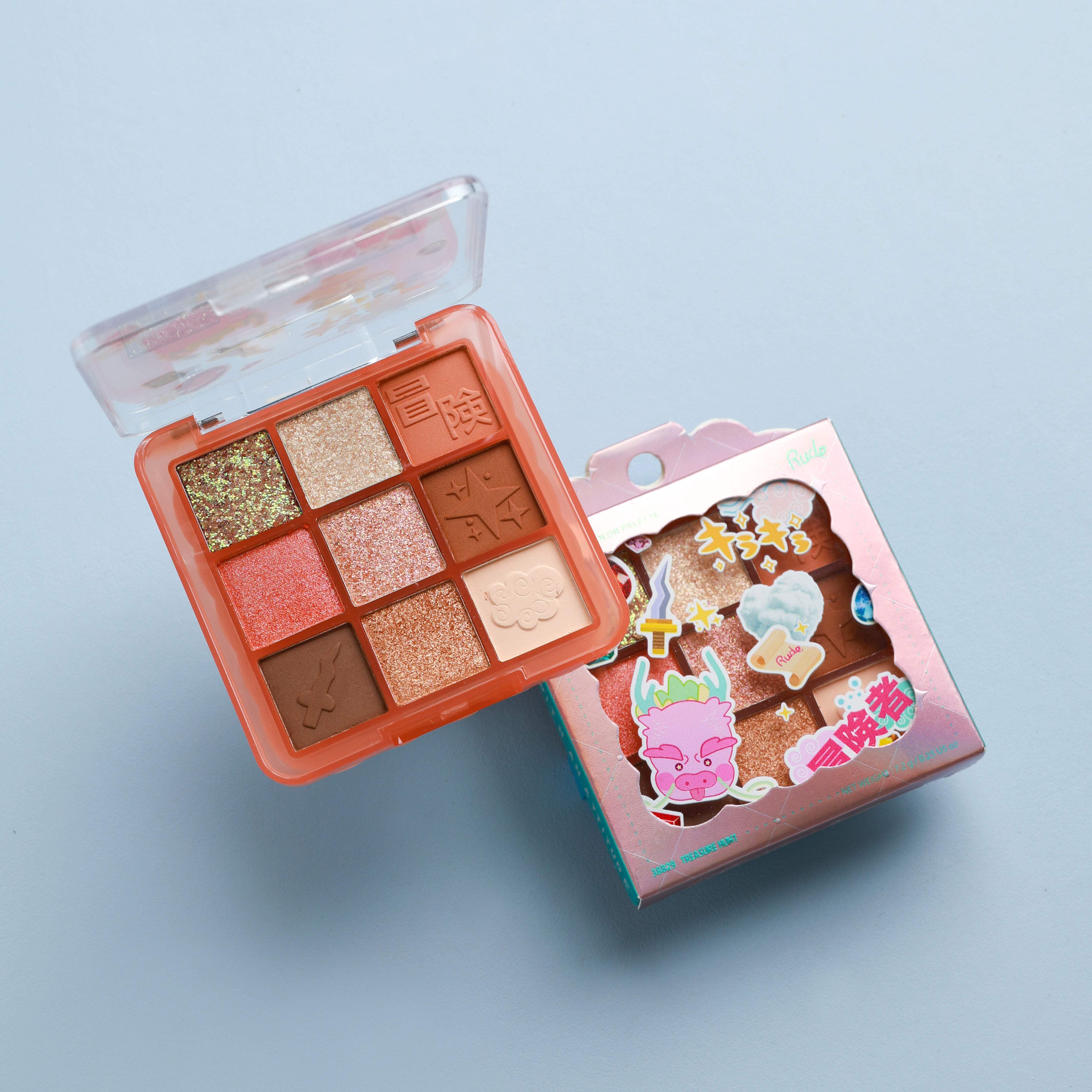 RUDE COSMETICS Chibi Manga 9 Color Eyeshadow Palette - Walmart.com