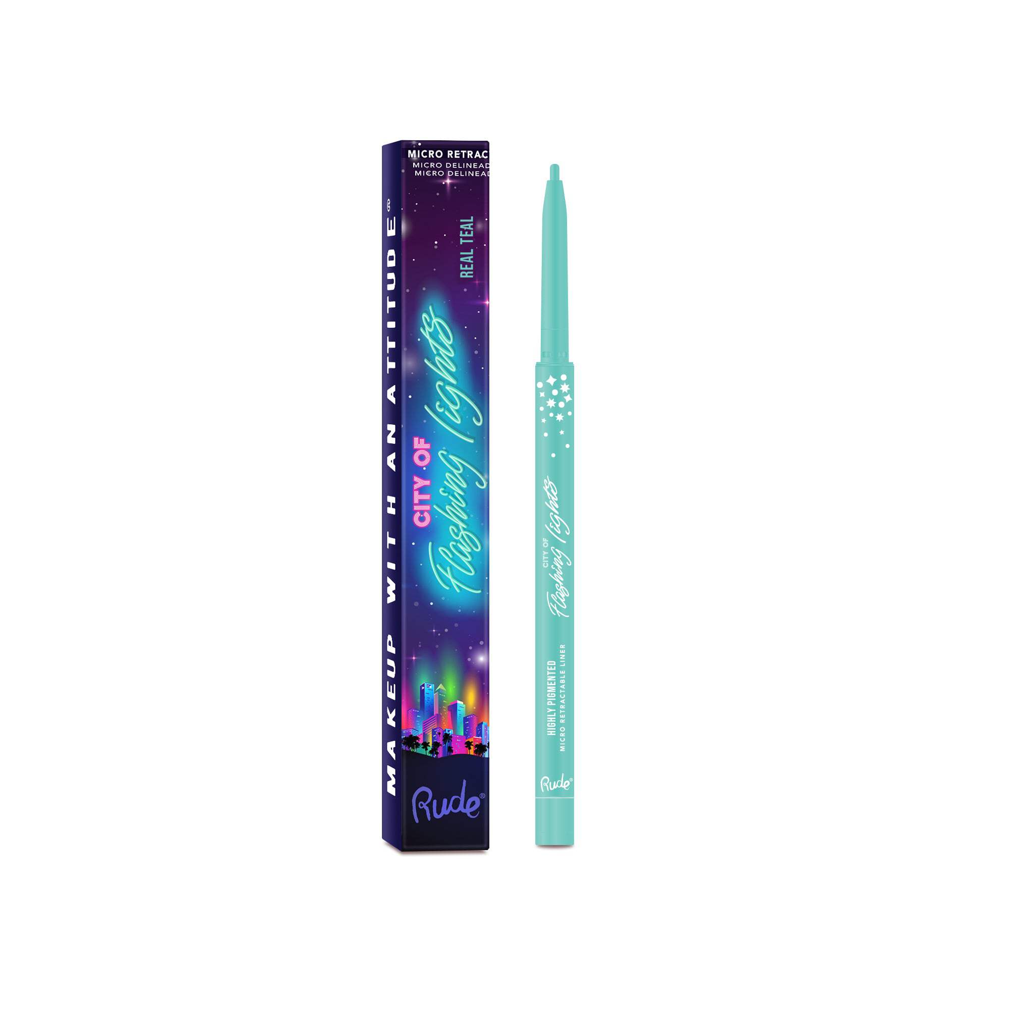RUDE COSMETICS City of Flashing Lights Micro Retractable Liner ...