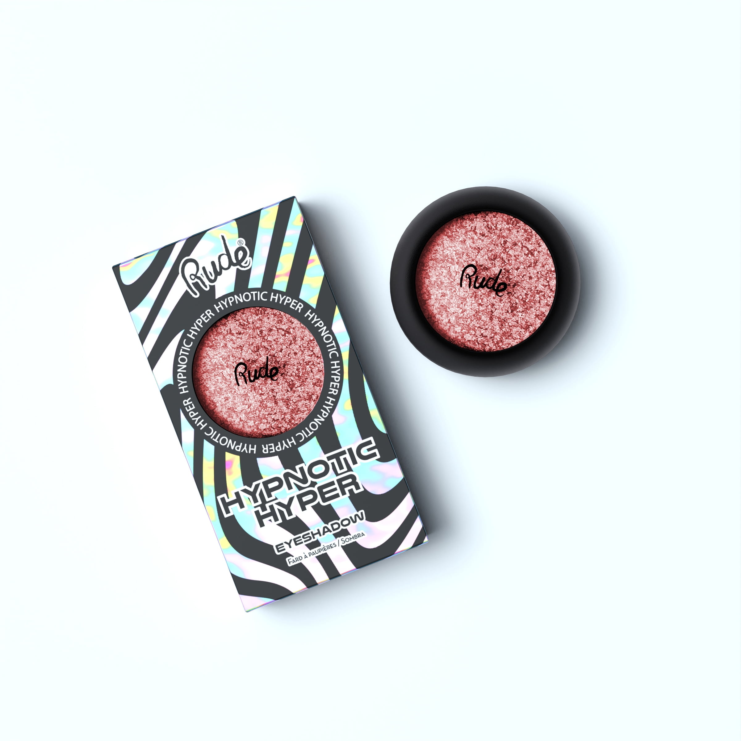RUDE Hypnotic Hyper Duo Chrome Eyeshadow - 0.063 oz / 1.8 g - Mesmerize ...