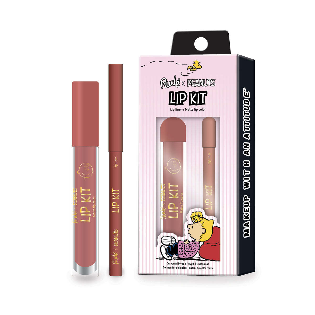 RUDE Peanuts Lip Kit - Walmart.com