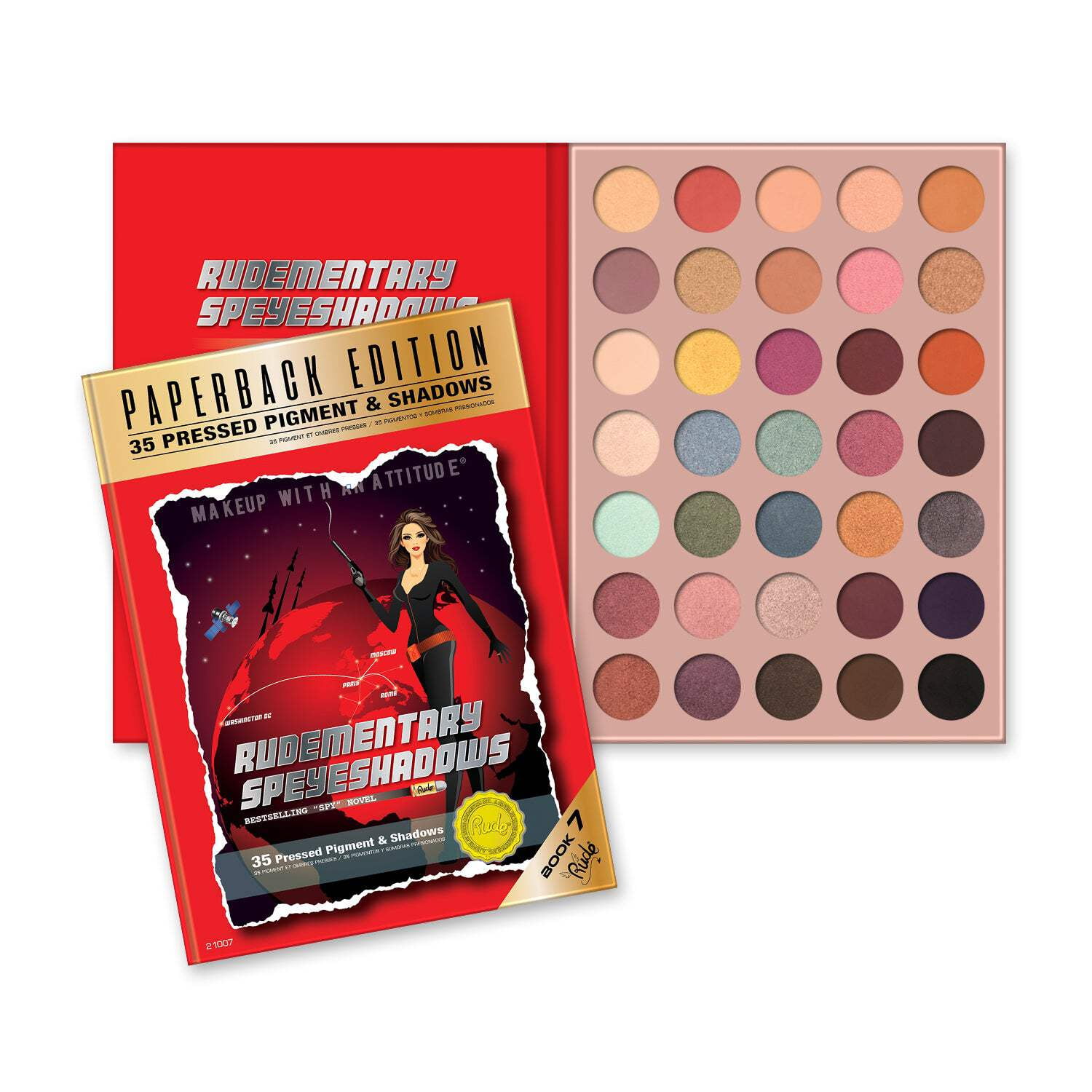 RUDE COSMETICS Rudementary Speyeshadows Eyeshadow Palette - Paperback ...