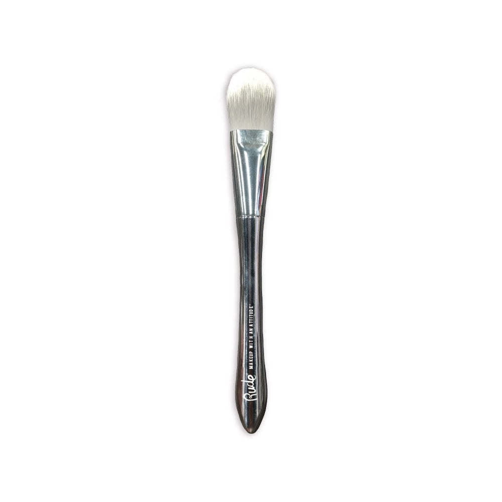 RUDE Silver Bullet Brush - RUDE Silver Bullet Foundation Brush ...