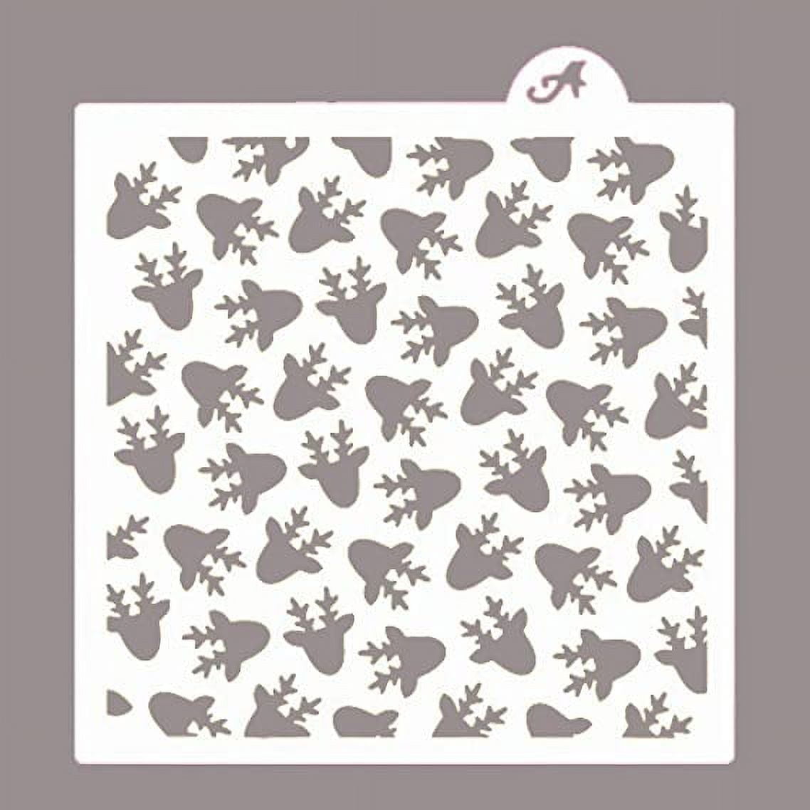 RUDOLPH REINDEER PATTERN STENCIL SET - Walmart.com