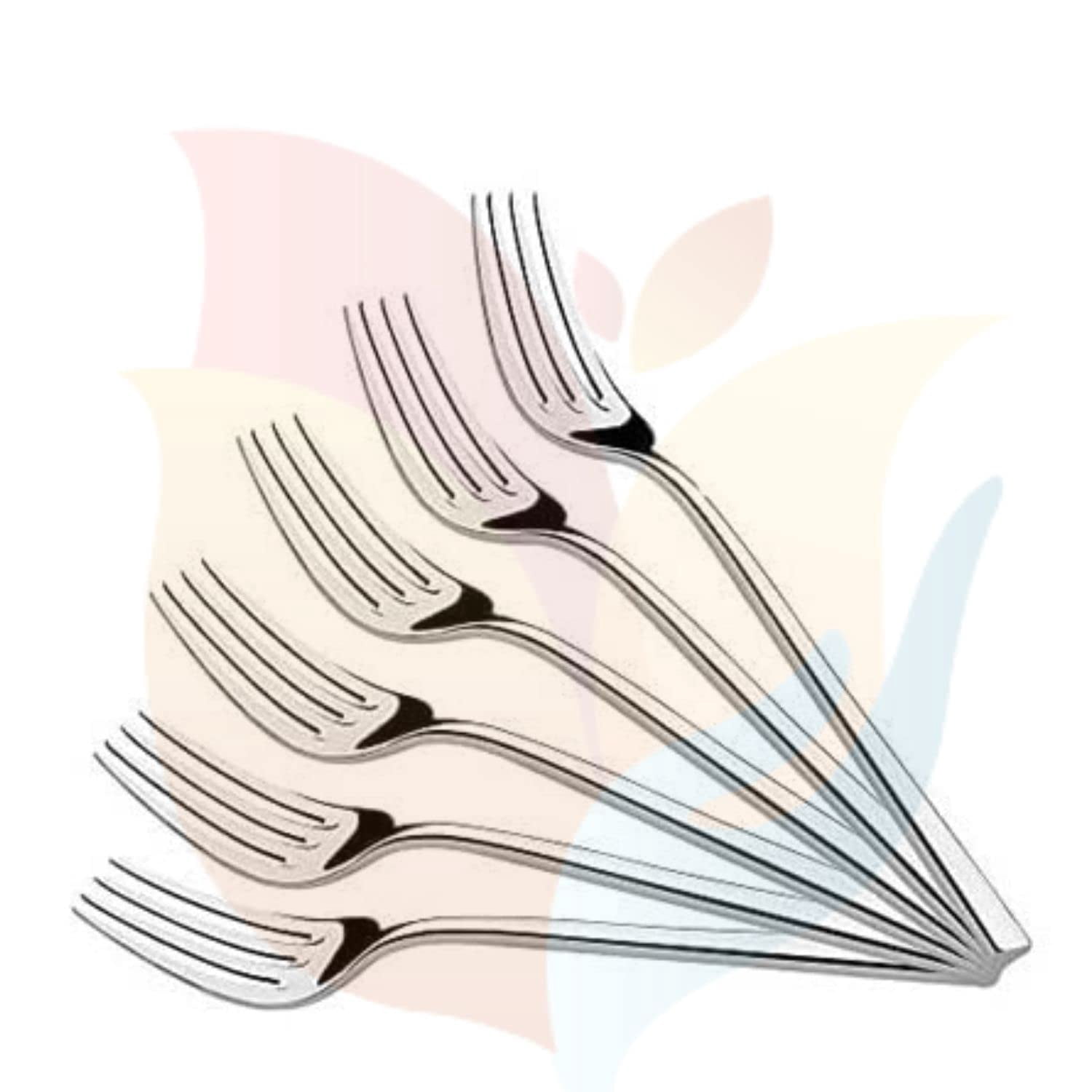 RUDRAKSHA Stainless Steel Table Forks Set of 6 - Walmart.com