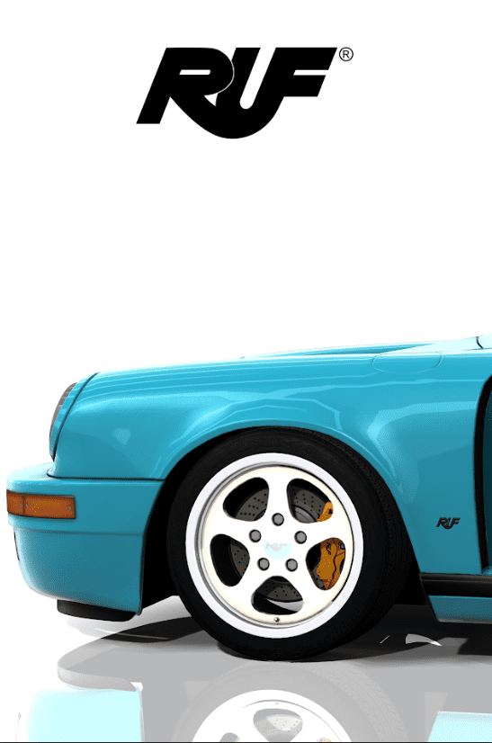 RUF 911 Yellowbird 24x36 Poster - Legendary Porsche Sports Car - High ...