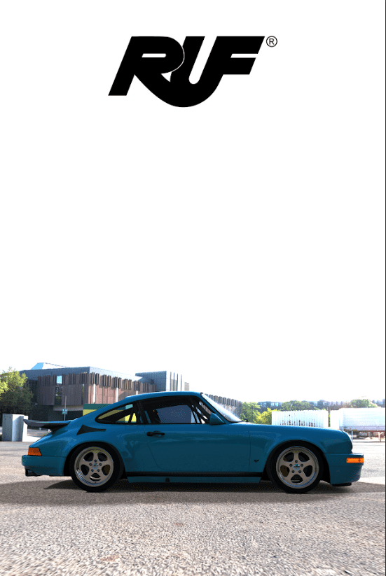 RUF 911 Yellowbird Poster 24x36 - High-Performance Sports Car Icon ...