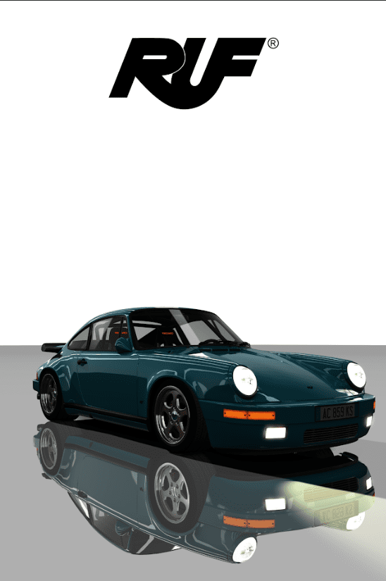 RUF 911 Yellowbird Poster 24x36 - Iconic Sports Car Classic Design High ...