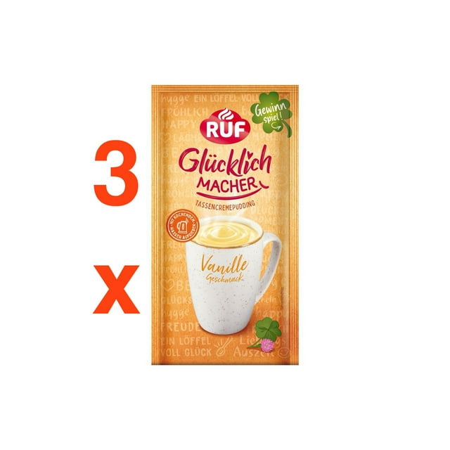 RUF Happy Pudding VANILLA instant pudding -3 pack- - Walmart.com