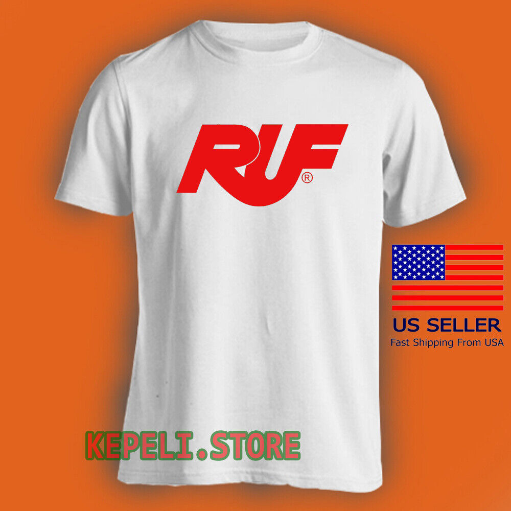 RUF Racing Car Germany Tuning Tuner Men's White T-shirt Size S to 5XL ...
