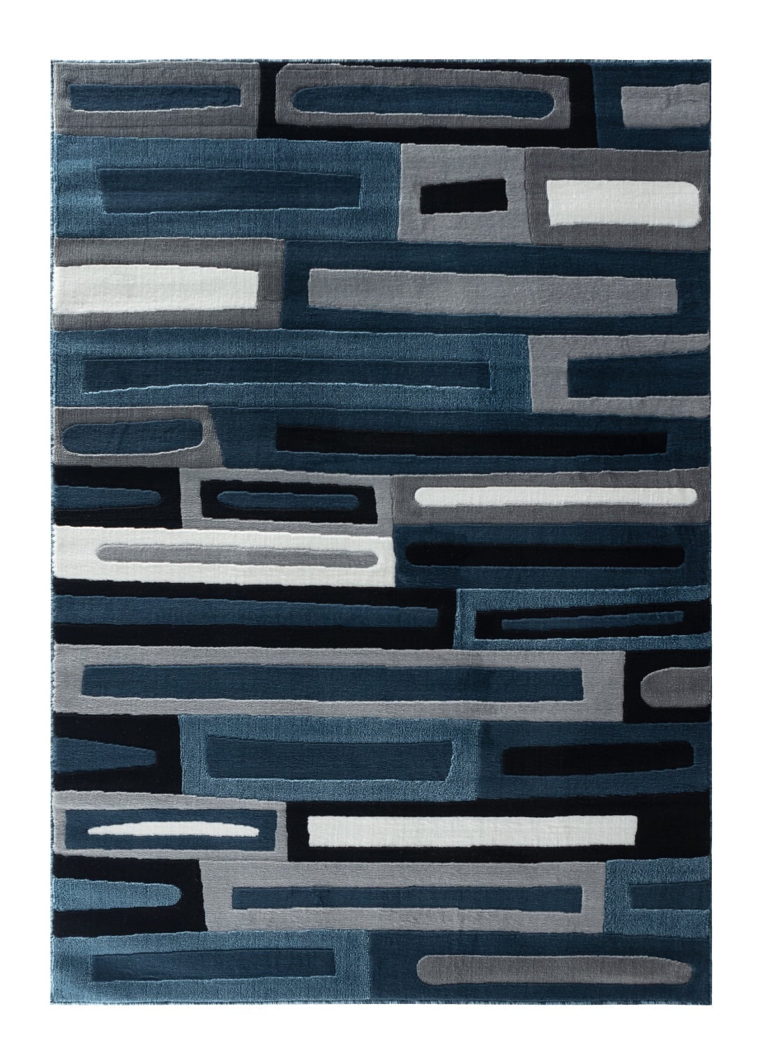 RUG AND DECOR Newport Collection Modern Abstract Design Area Rug D ...