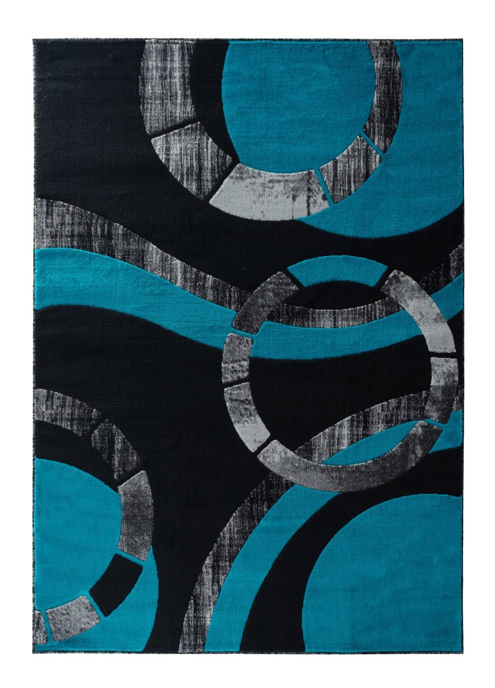 RUG AND DECOR Newport Collection Modern Abstract Geometric Design Area ...