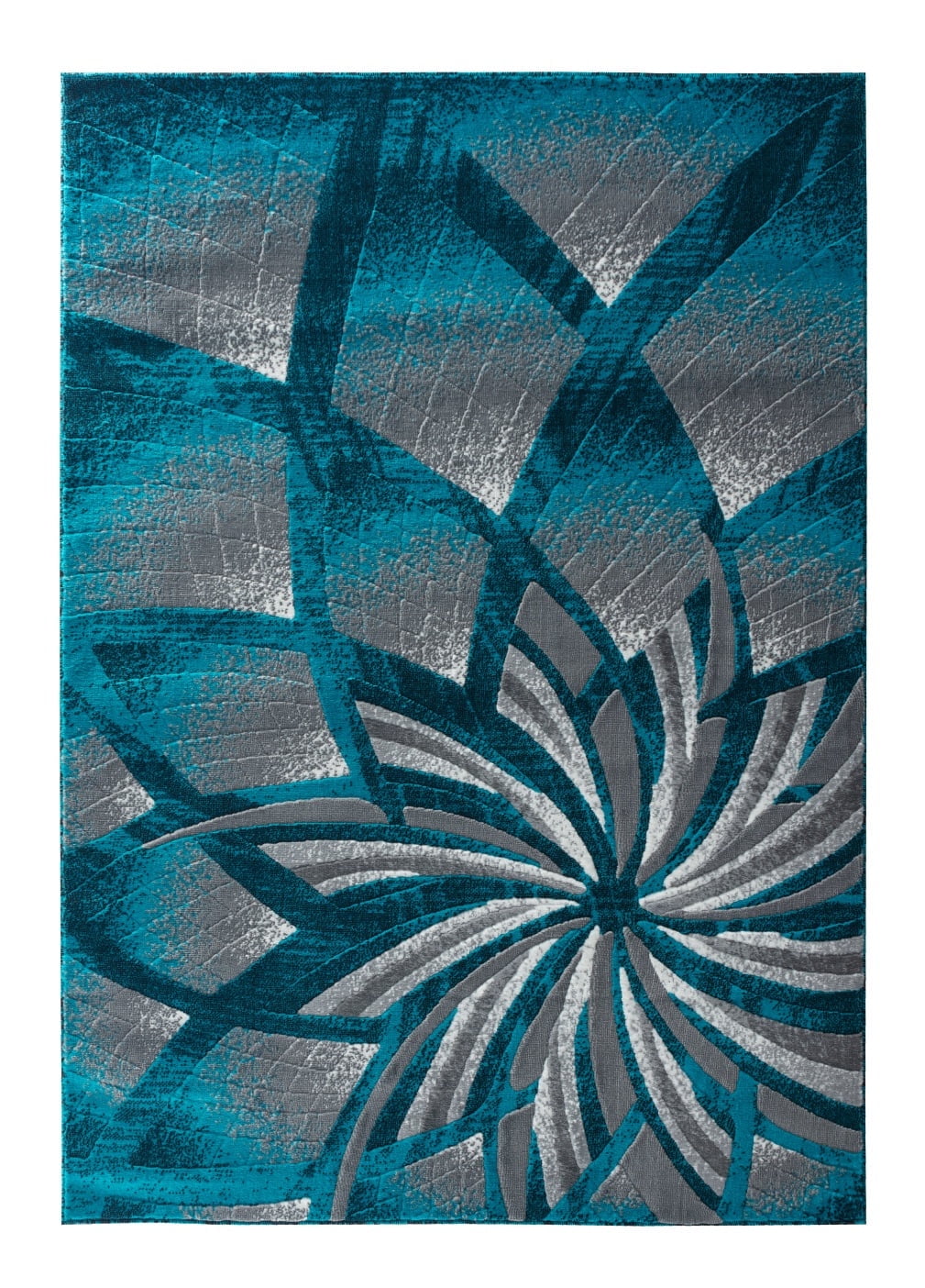 RUG AND DECOR Newport Collection Modern Abstract Geometric Design Area ...