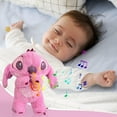 RUGE Breathing Stitch Plush Portable Baby Sound Machine Anxiety Relief ...
