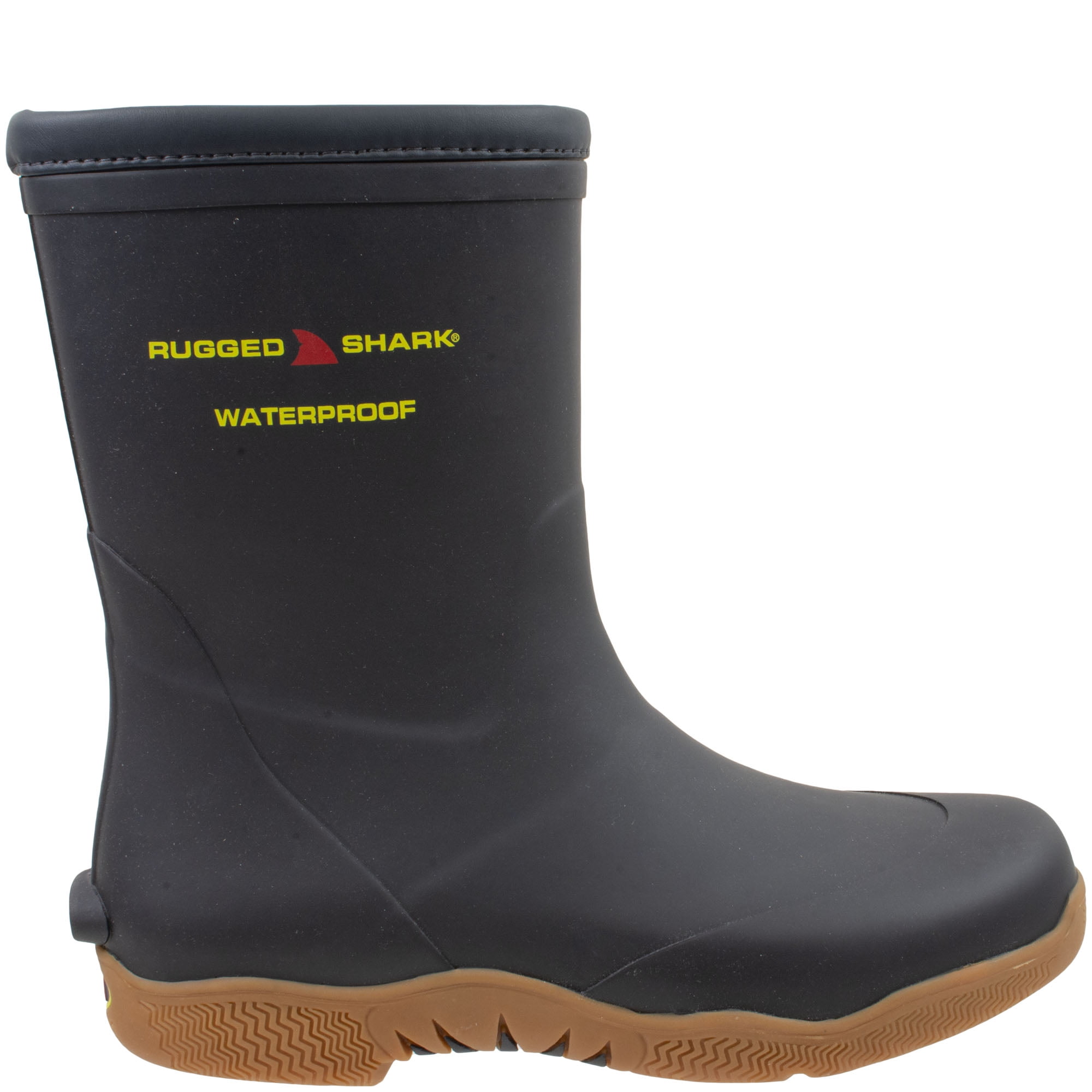 RUGGED SHARK Men's Great White Fishing Boots, Waterproof Deck Boots ...