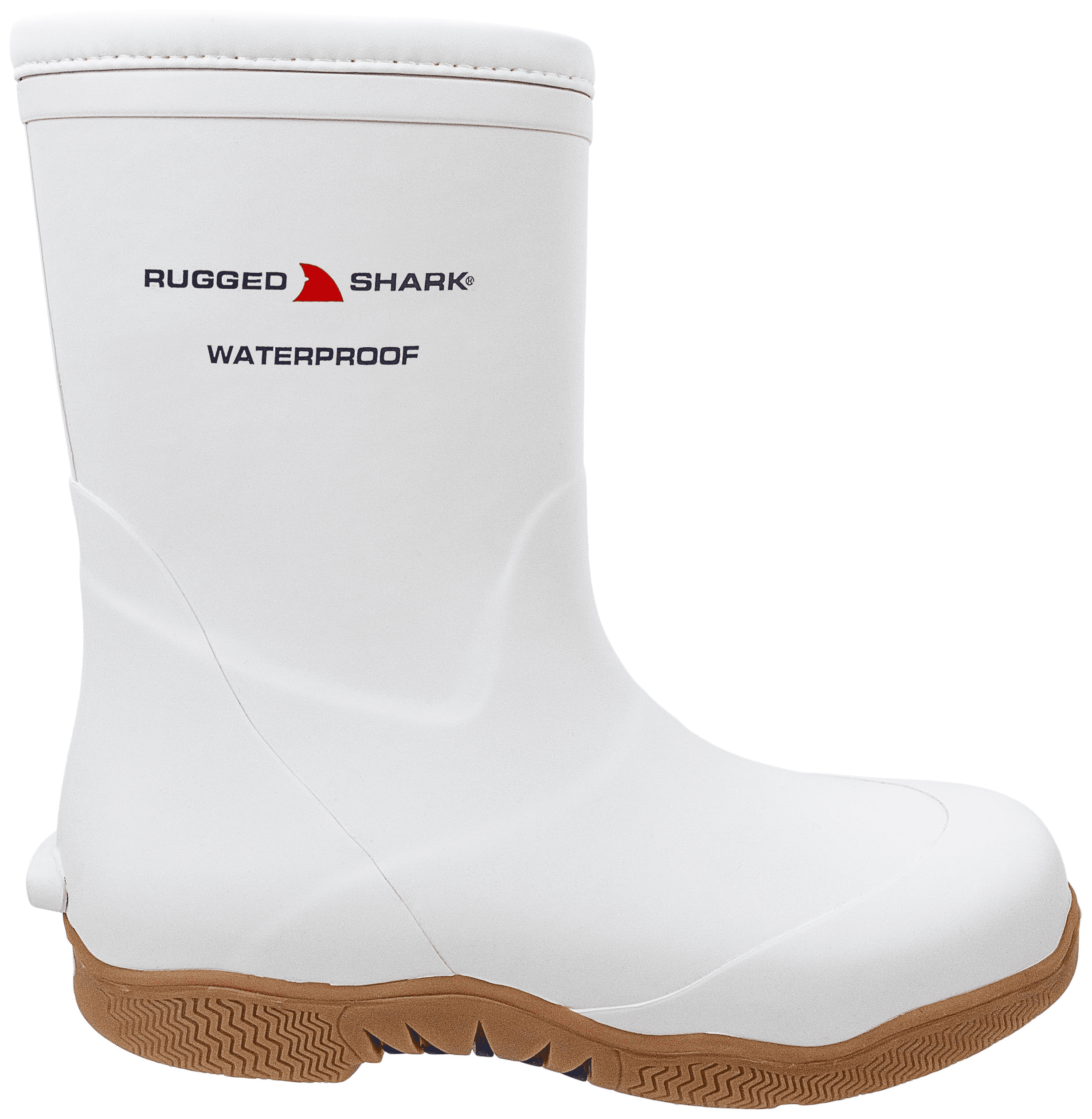 RUGGED SHARK Men's Great White Fishing Boots, Waterproof Deck Boots ...